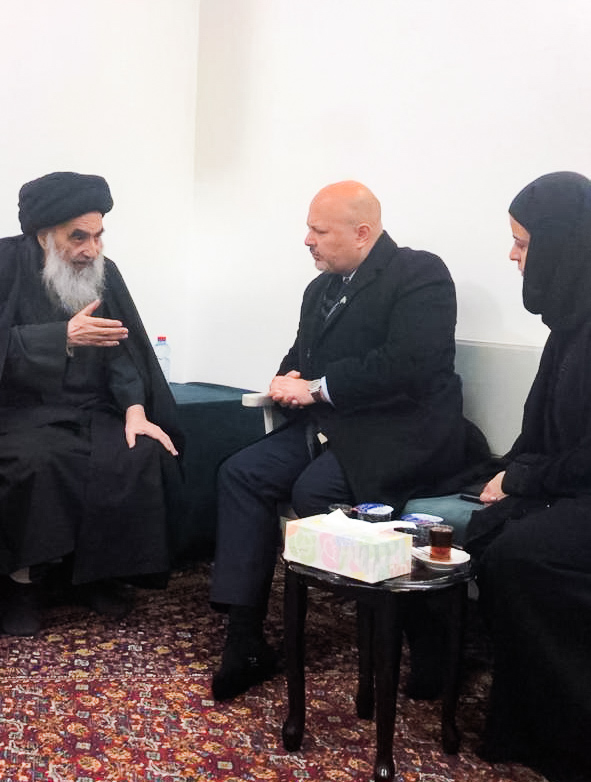 His Eminence Sayyid al-Sistani Meets with U.N. Team Investigating ISIS ...