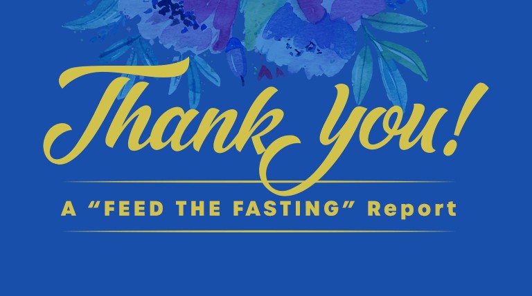 A Feed the Fasting Report - Thank You! - IMAM-US.org