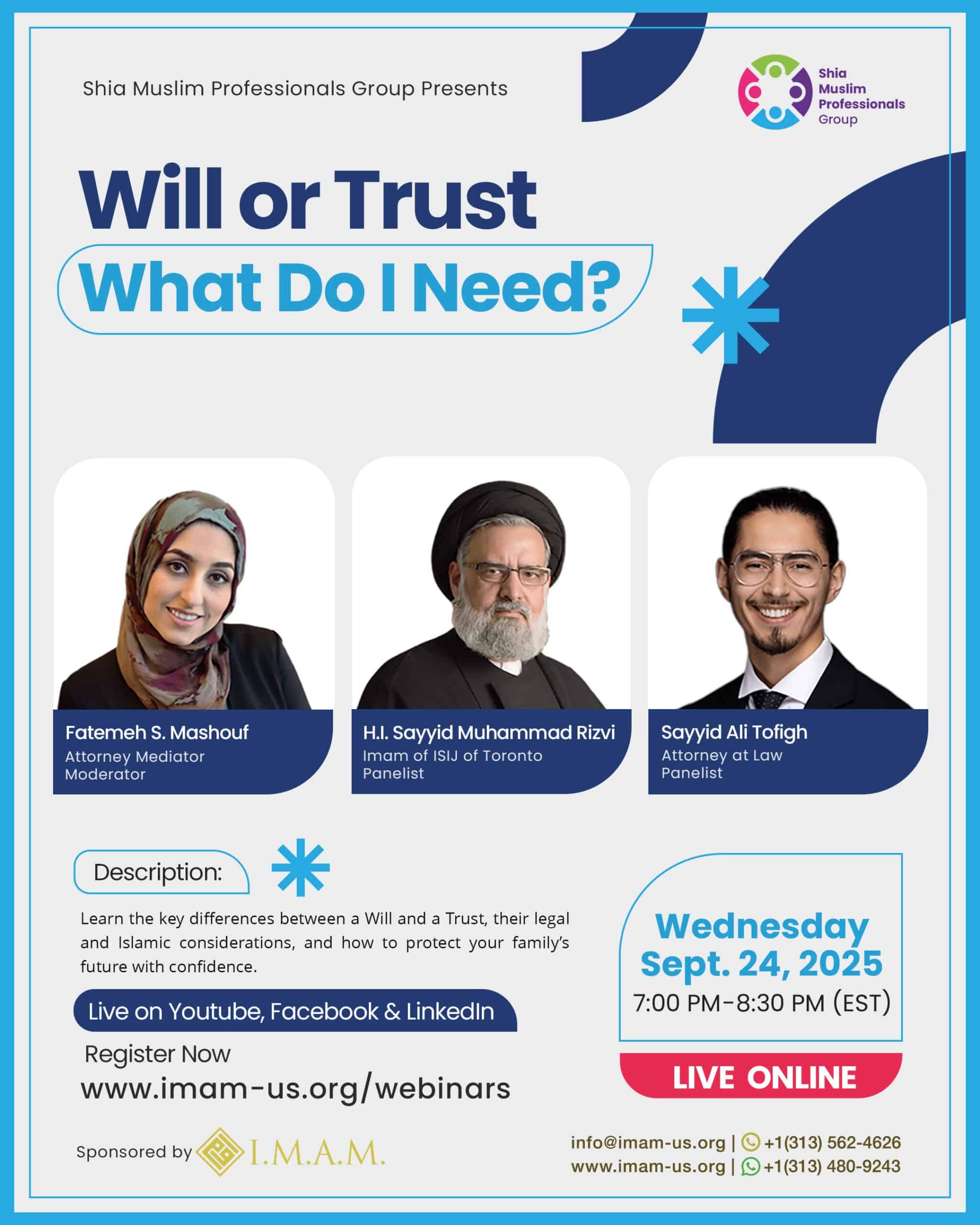 Webinars - IMAM-US.org